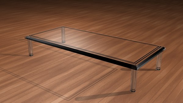 glass table 3d 3ds
