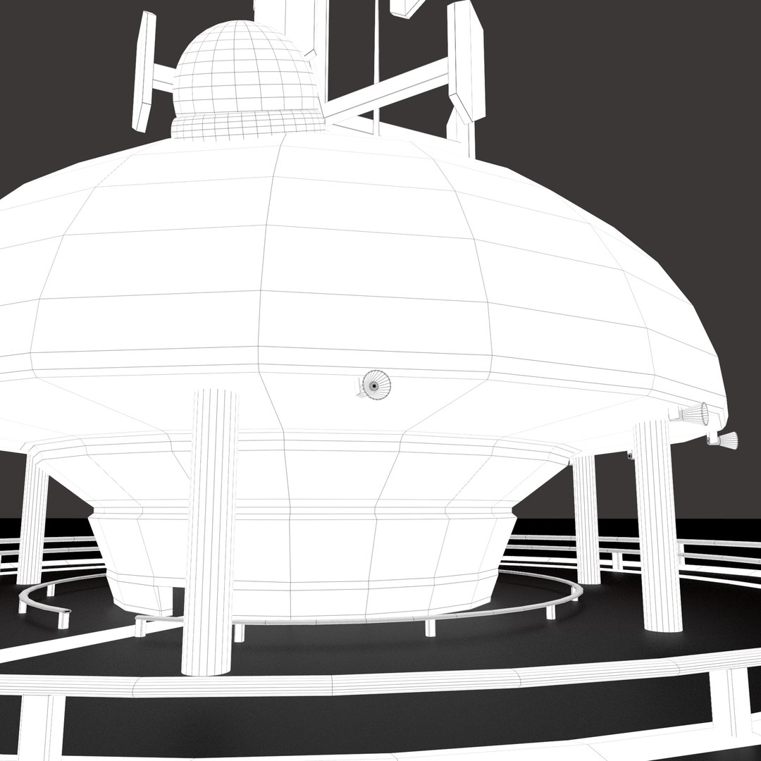 Antenna sci fi 3D model - TurboSquid 1690002