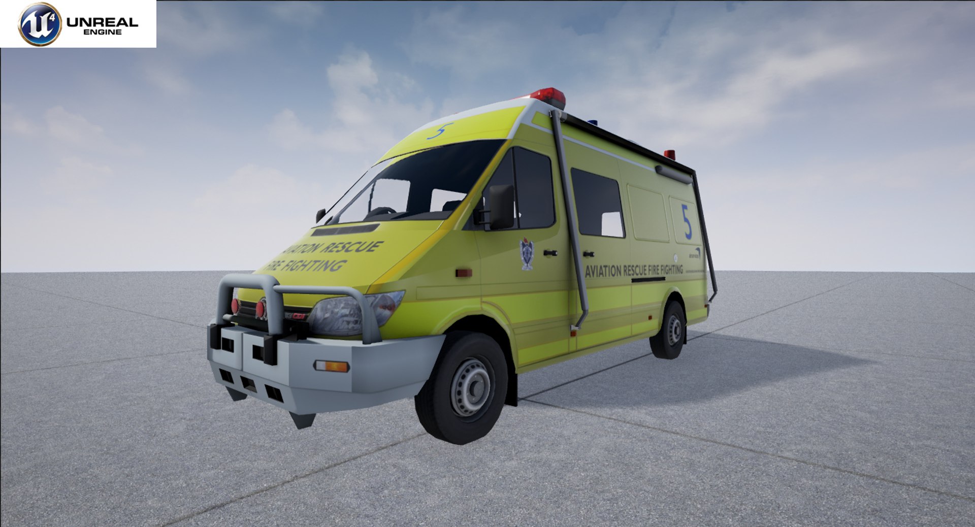3d Model Mercedes Sprinter Fighting