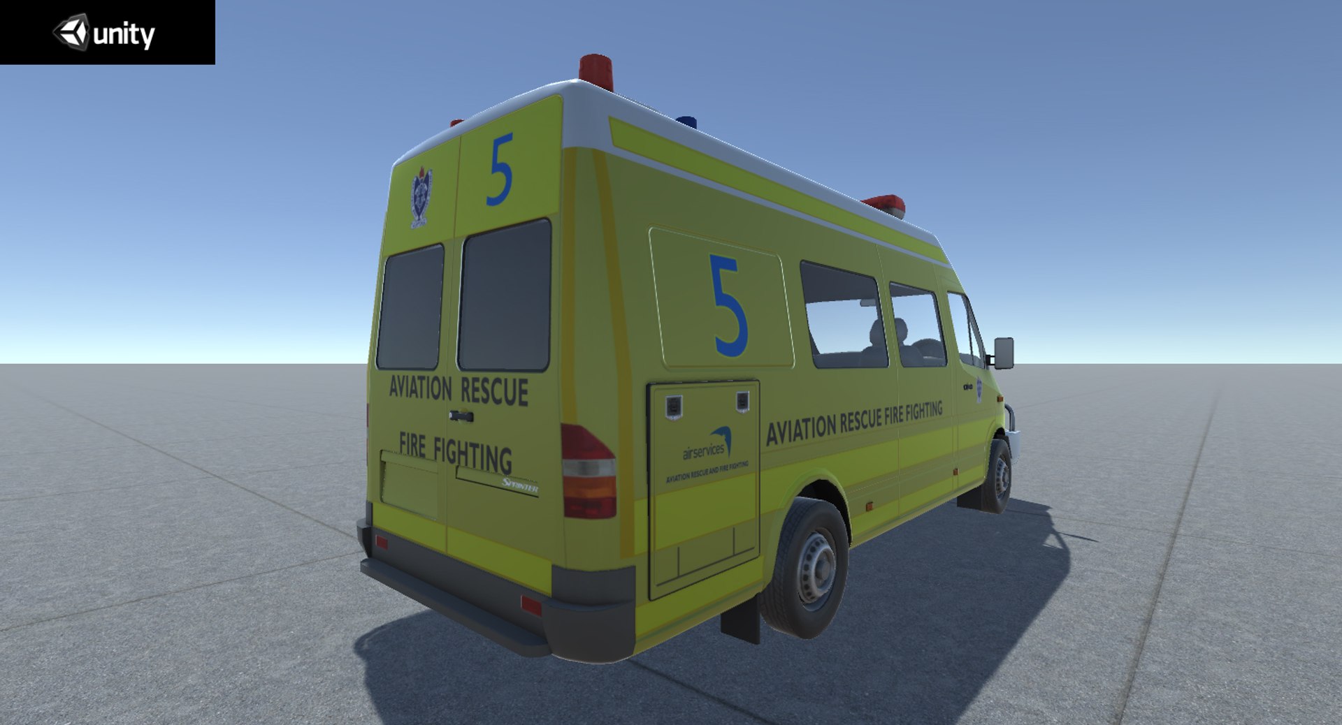 3d Model Mercedes Sprinter Fighting