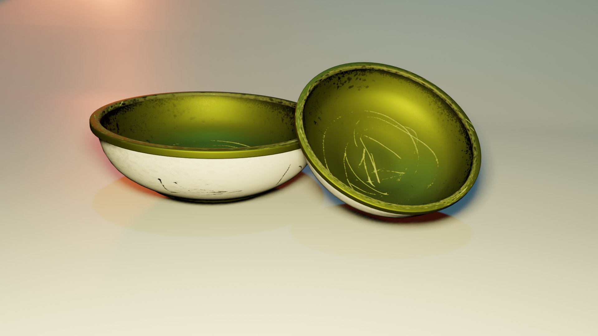 3D Dingy Dish Set 3D Model Model - TurboSquid 2230802