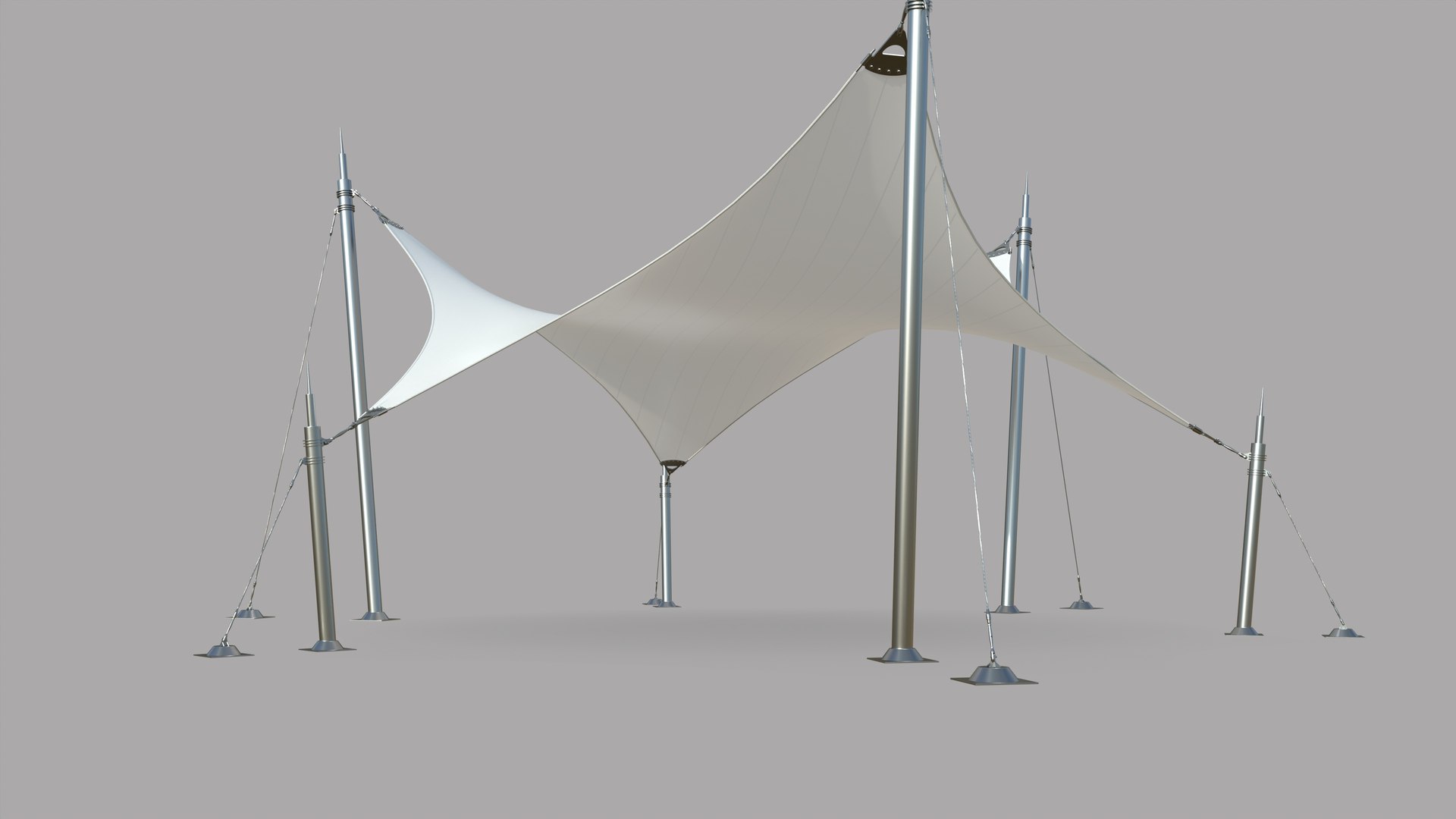 3D Photorealistic Tensile Structure Model - TurboSquid 2257905