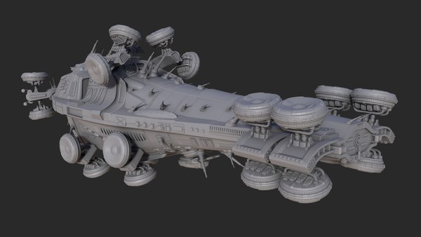 3D matrix airship model - TurboSquid 1316901