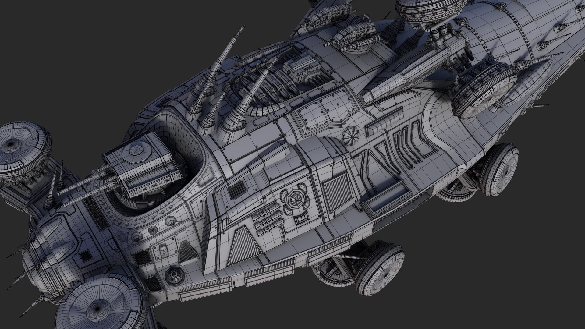 3D matrix airship model - TurboSquid 1316901