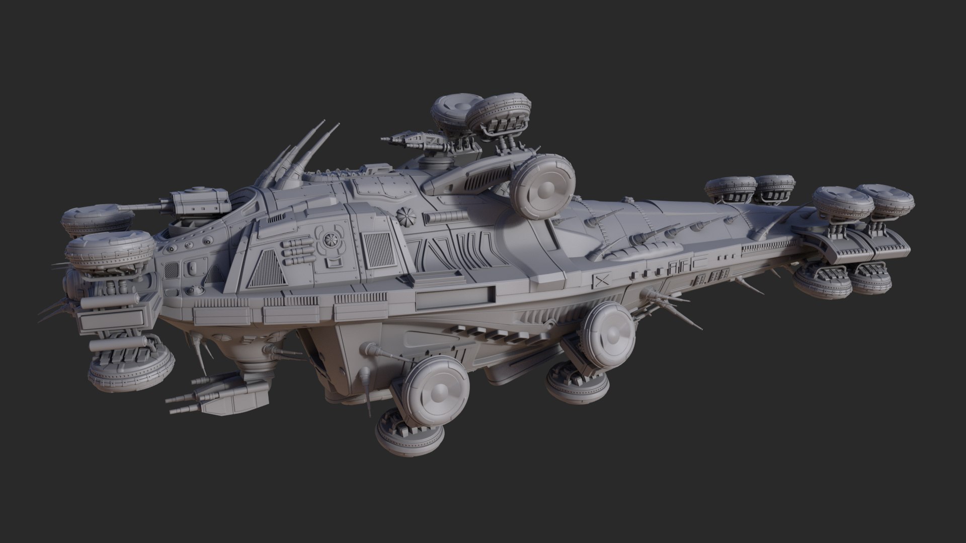 3D matrix airship model - TurboSquid 1316901