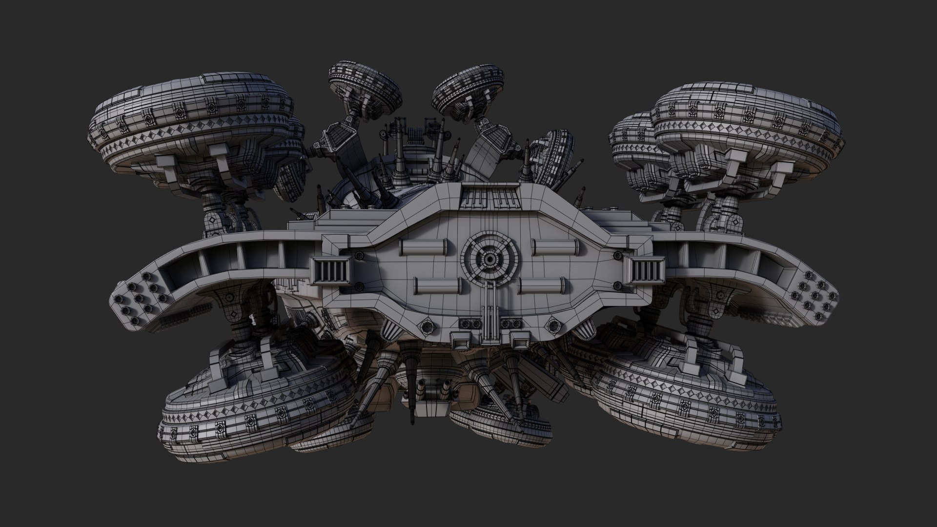 3D matrix airship model - TurboSquid 1316901