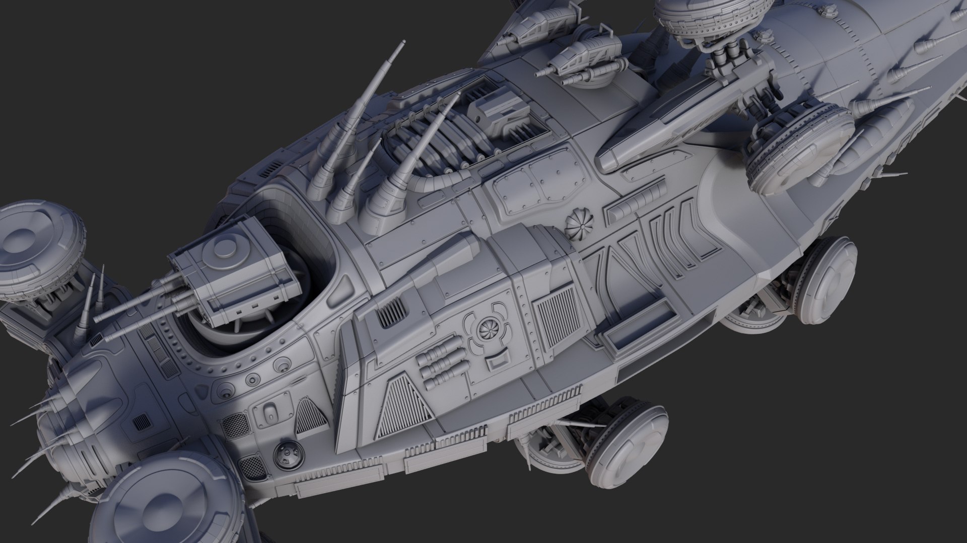 3D matrix airship model - TurboSquid 1316901