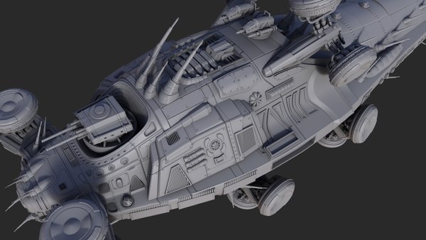 3D matrix airship model - TurboSquid 1316901