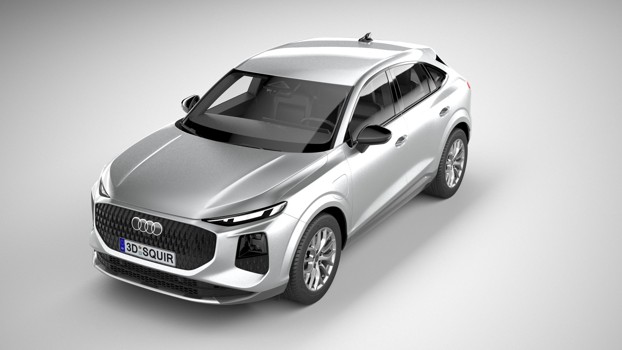 3D модель Audi Q3 Sportback 2026 - TurboSquid 2459190