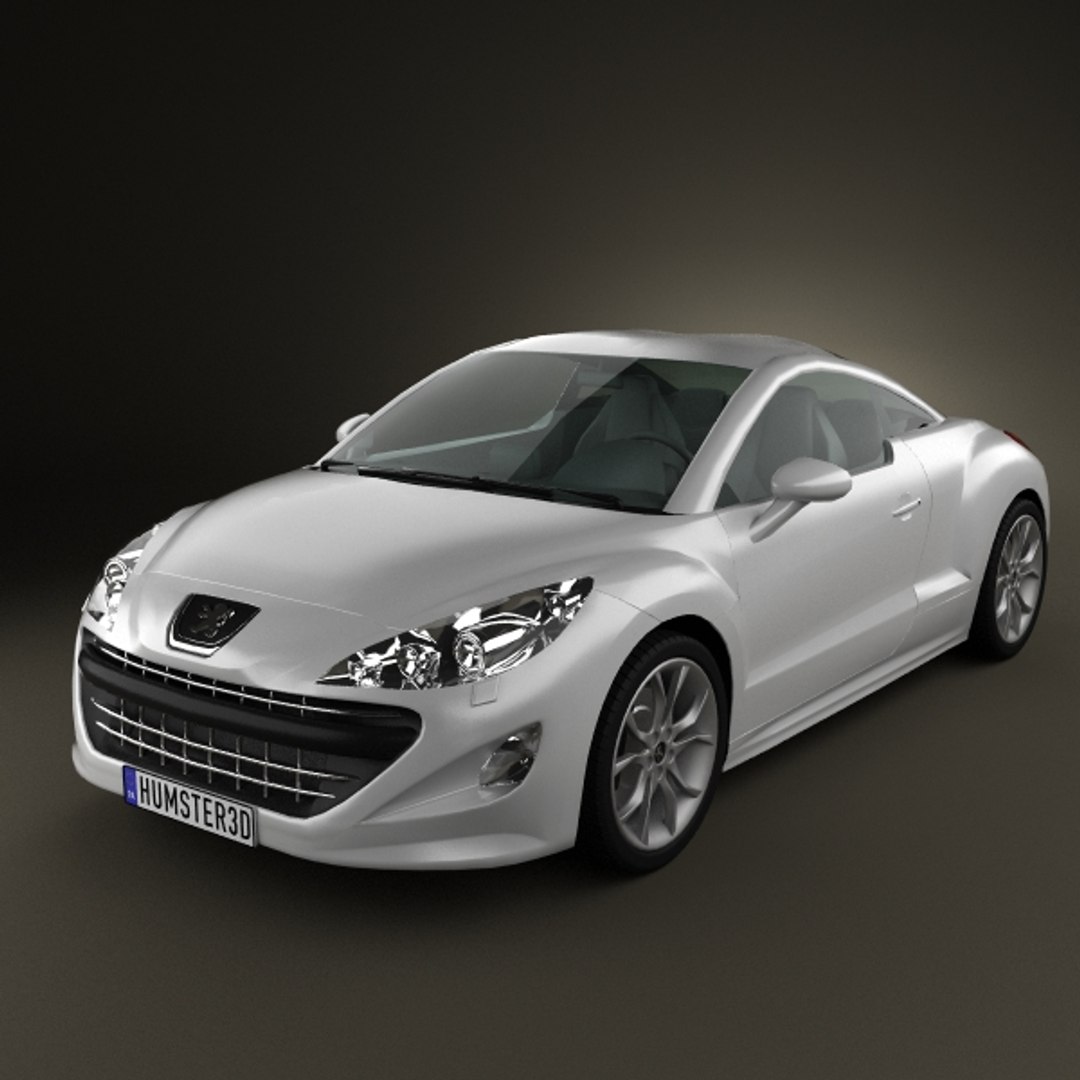 308 rcz 2011 3d model