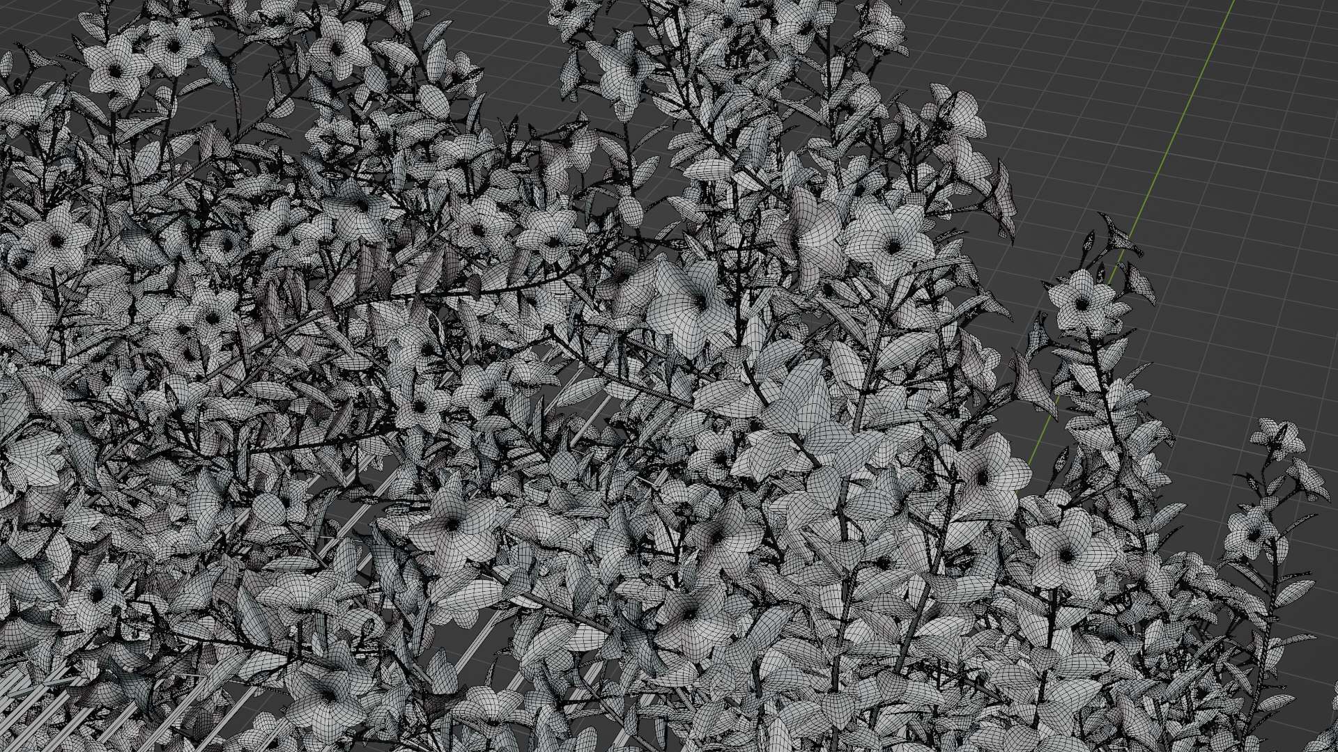 3D Model 3d Gate With Flower 03 - TurboSquid 2082028