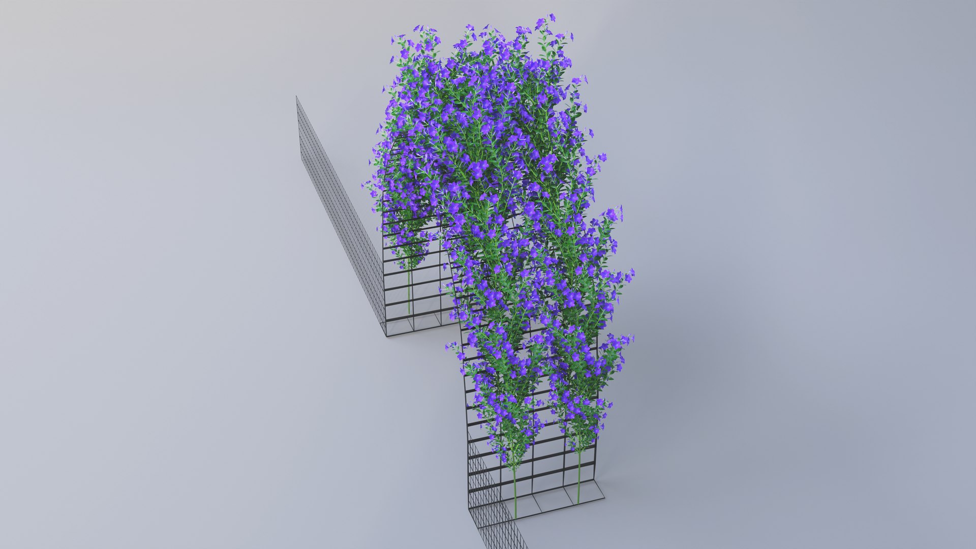 3D Model 3d Gate With Flower 03 - TurboSquid 2082028