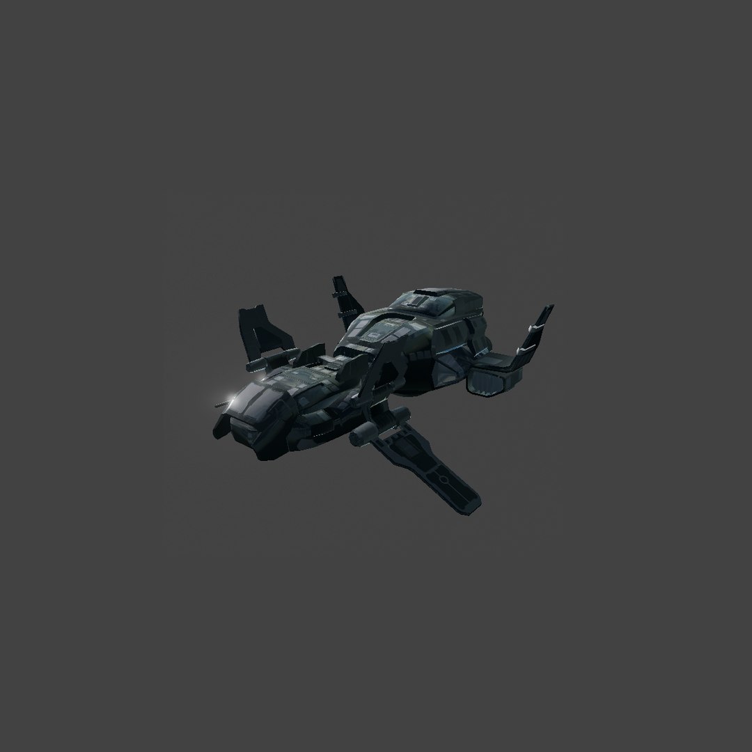 3d Scifi Bomber