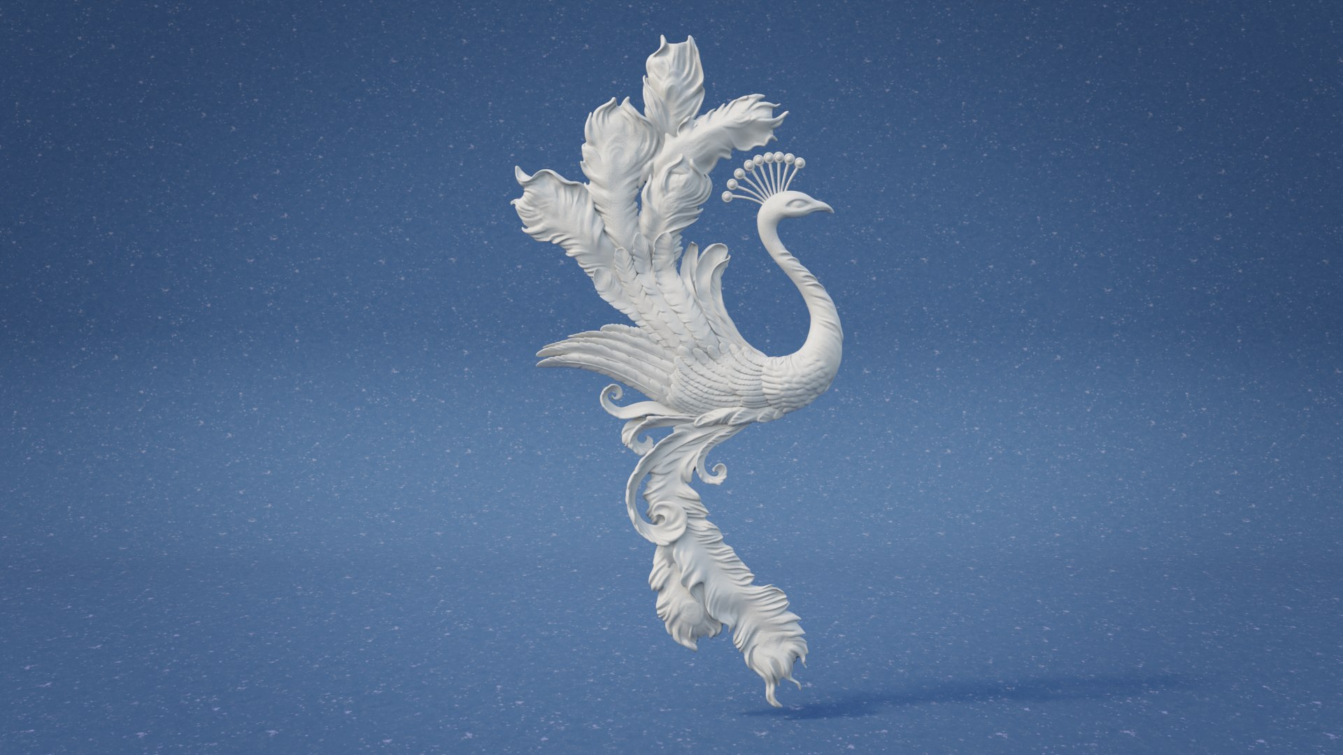 3D Peacock Model - TurboSquid 2221096