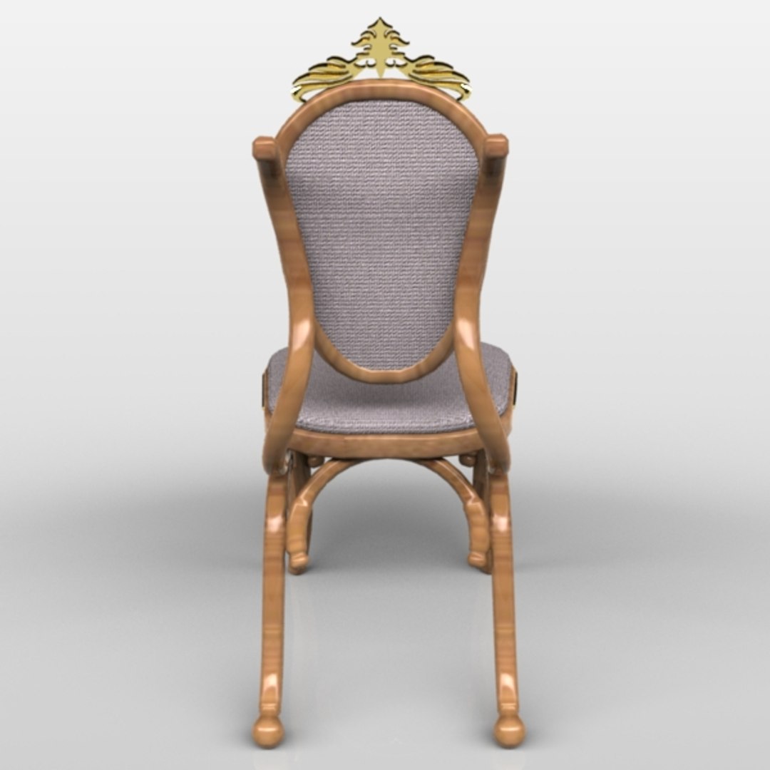 3d royal chair