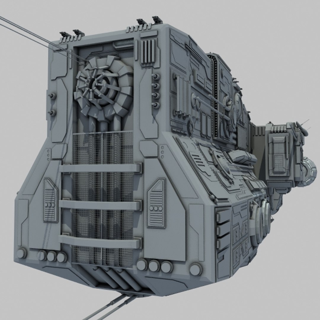 3d Light Cruiser - Preacher Model