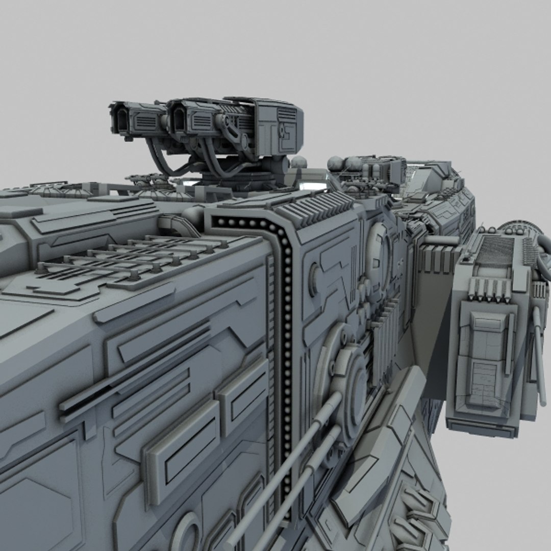 3d Light Cruiser - Preacher Model
