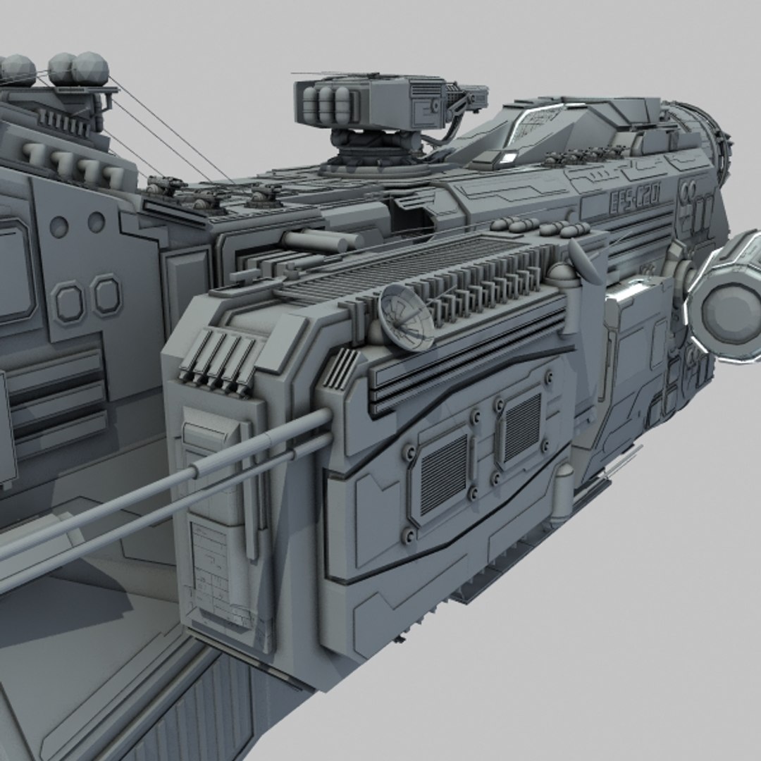 3d Light Cruiser - Preacher Model