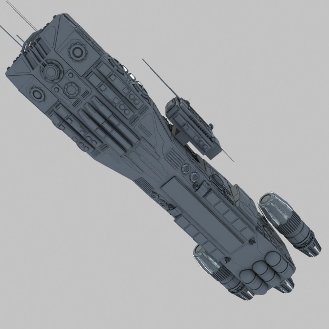 3d Light Cruiser - Preacher Model