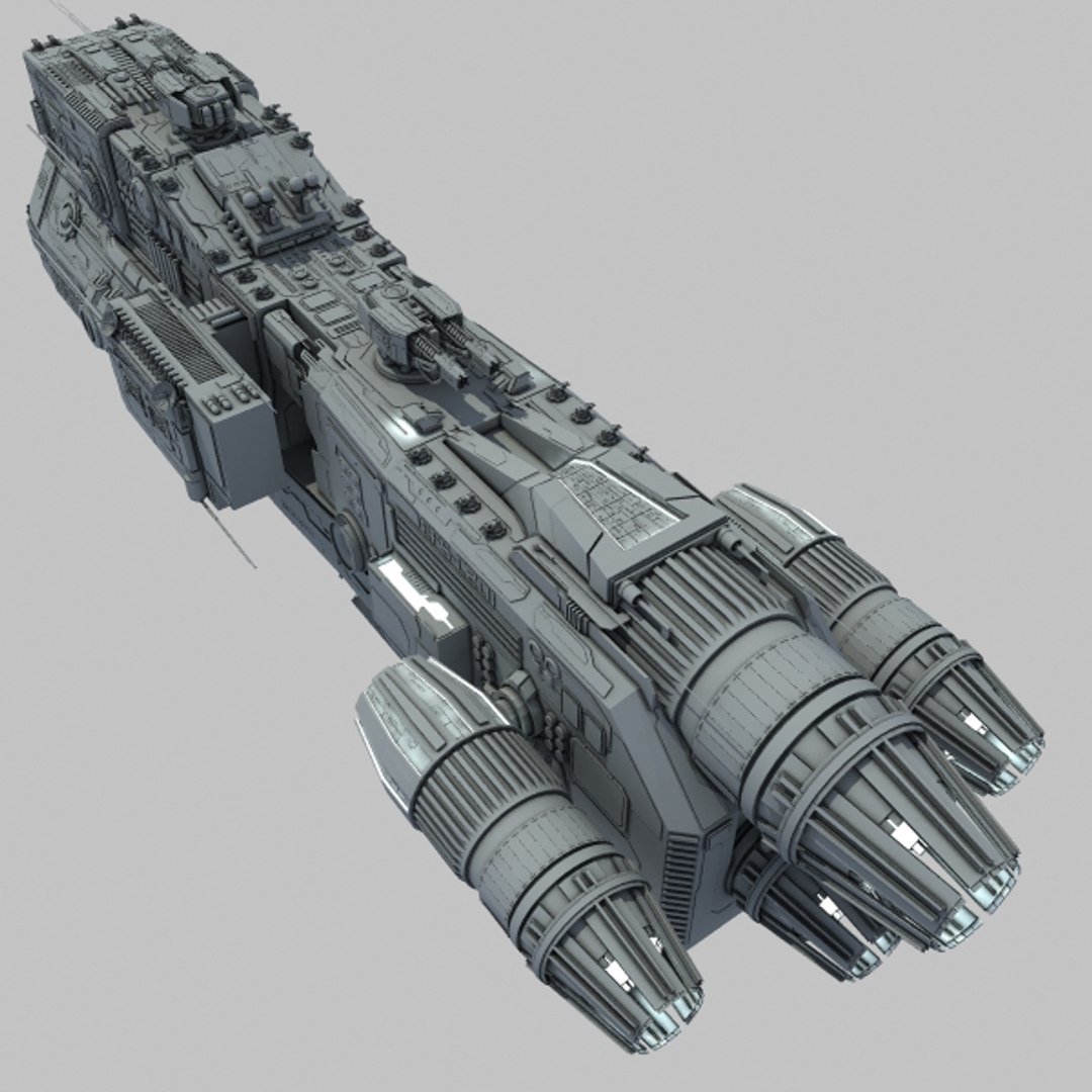 3d Light Cruiser - Preacher Model