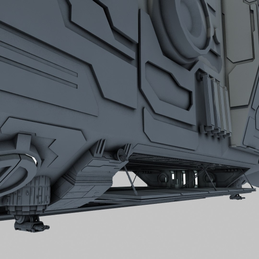 3d Light Cruiser - Preacher Model