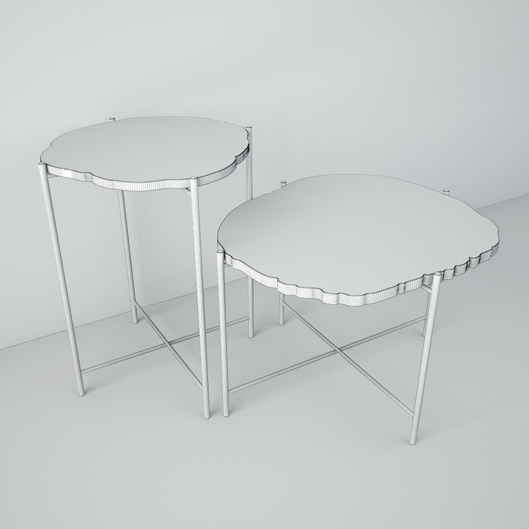 3D Teak Stump Side Tables 1 - TurboSquid 2120670