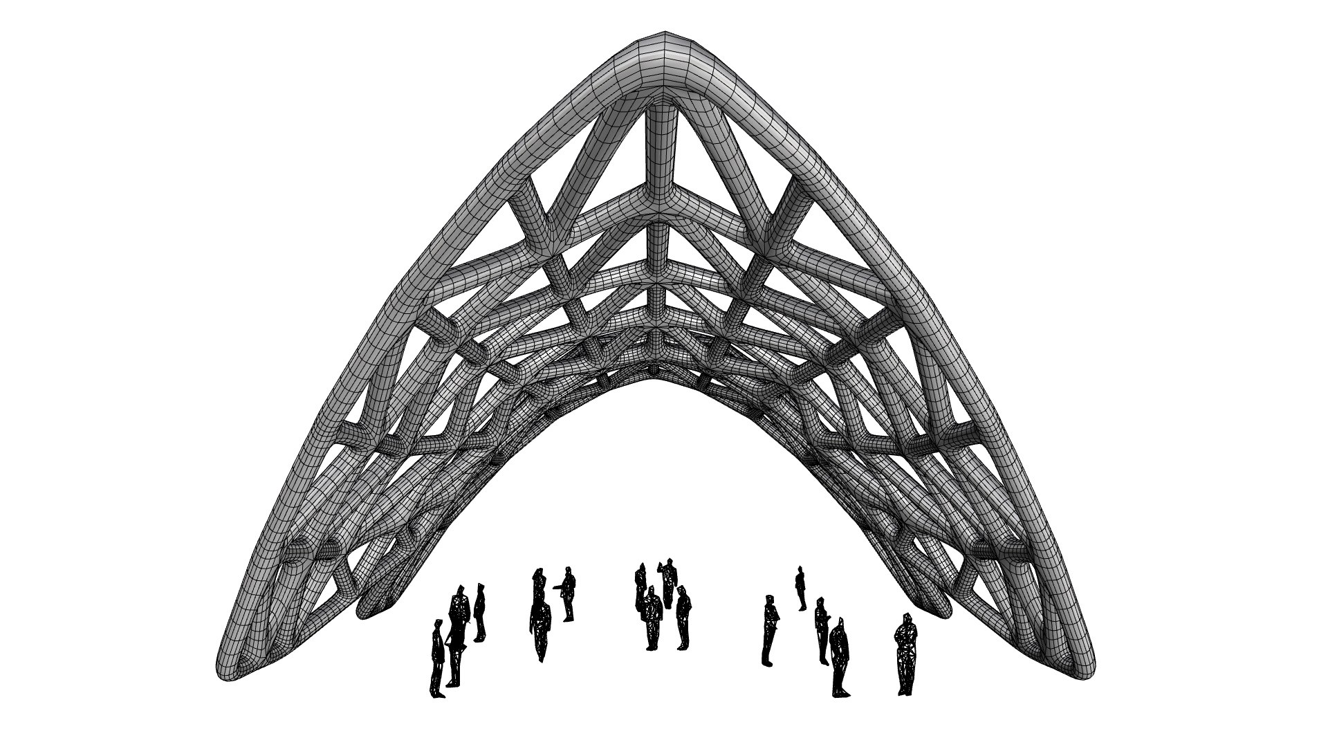 3D Urban Skeleton Open Structure Model - TurboSquid 2157876