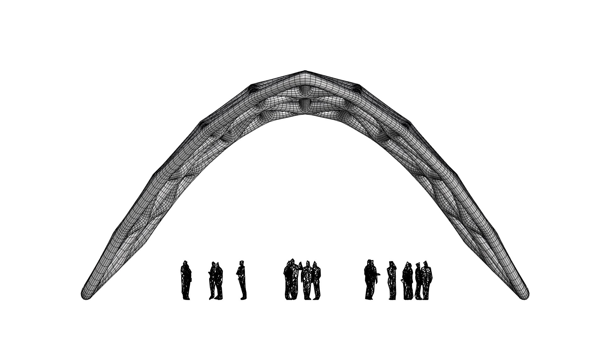 3D Urban Skeleton Open Structure Model - TurboSquid 2157876