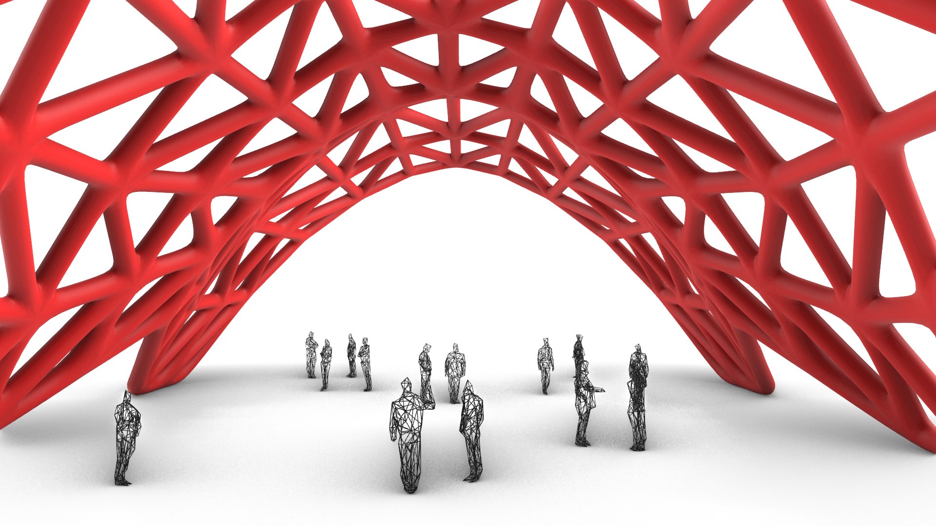 3D Urban Skeleton Open Structure Model - TurboSquid 2157876