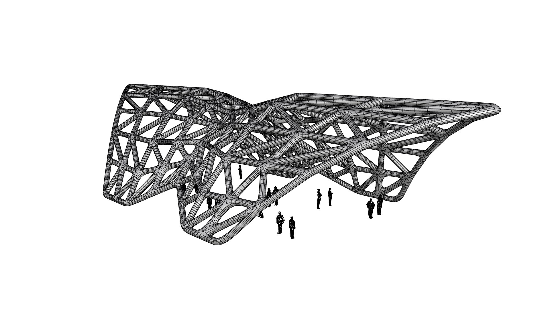 3D Urban Skeleton Open Structure Model - TurboSquid 2157876