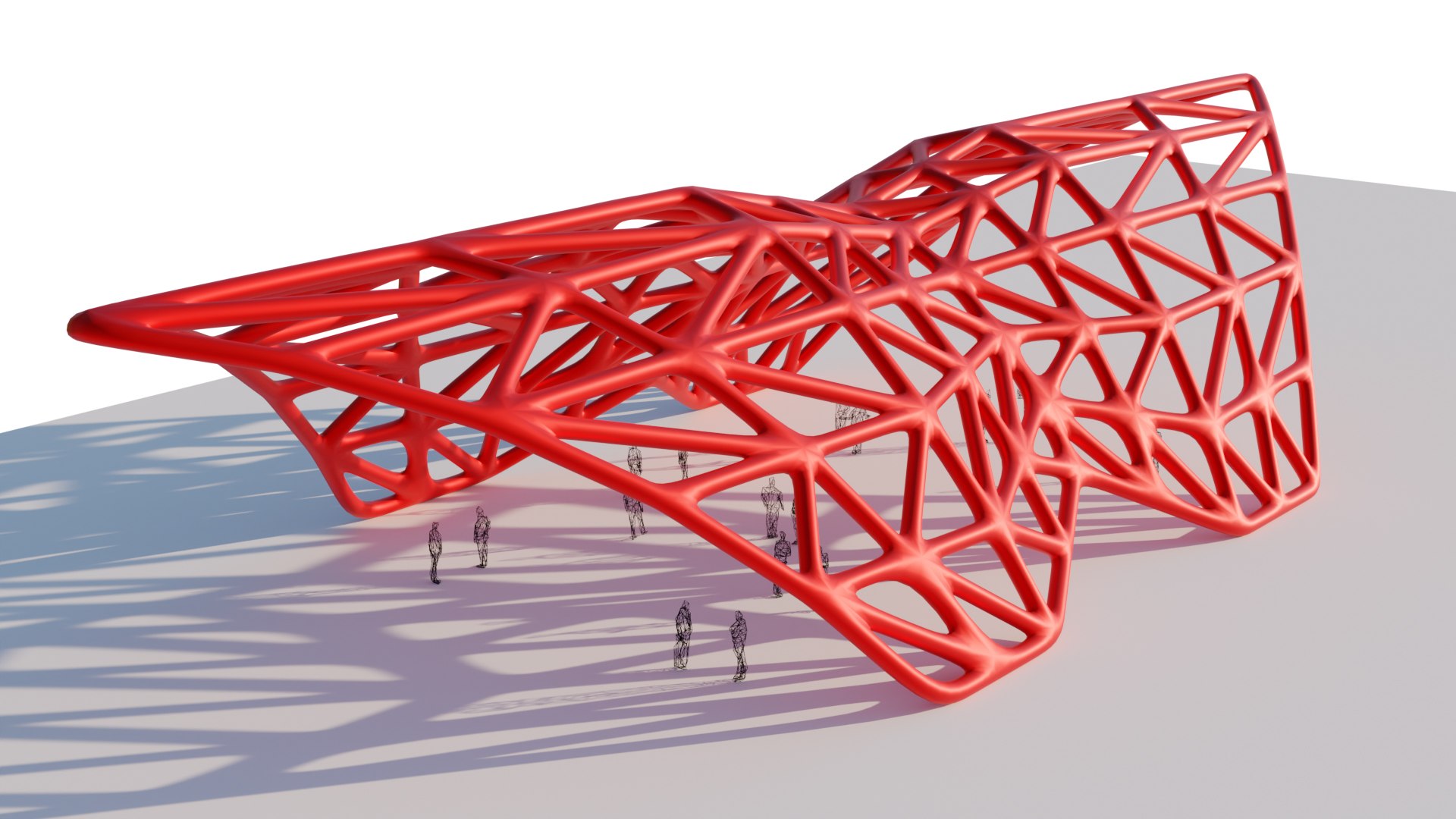 3D Urban Skeleton Open Structure Model - TurboSquid 2157876