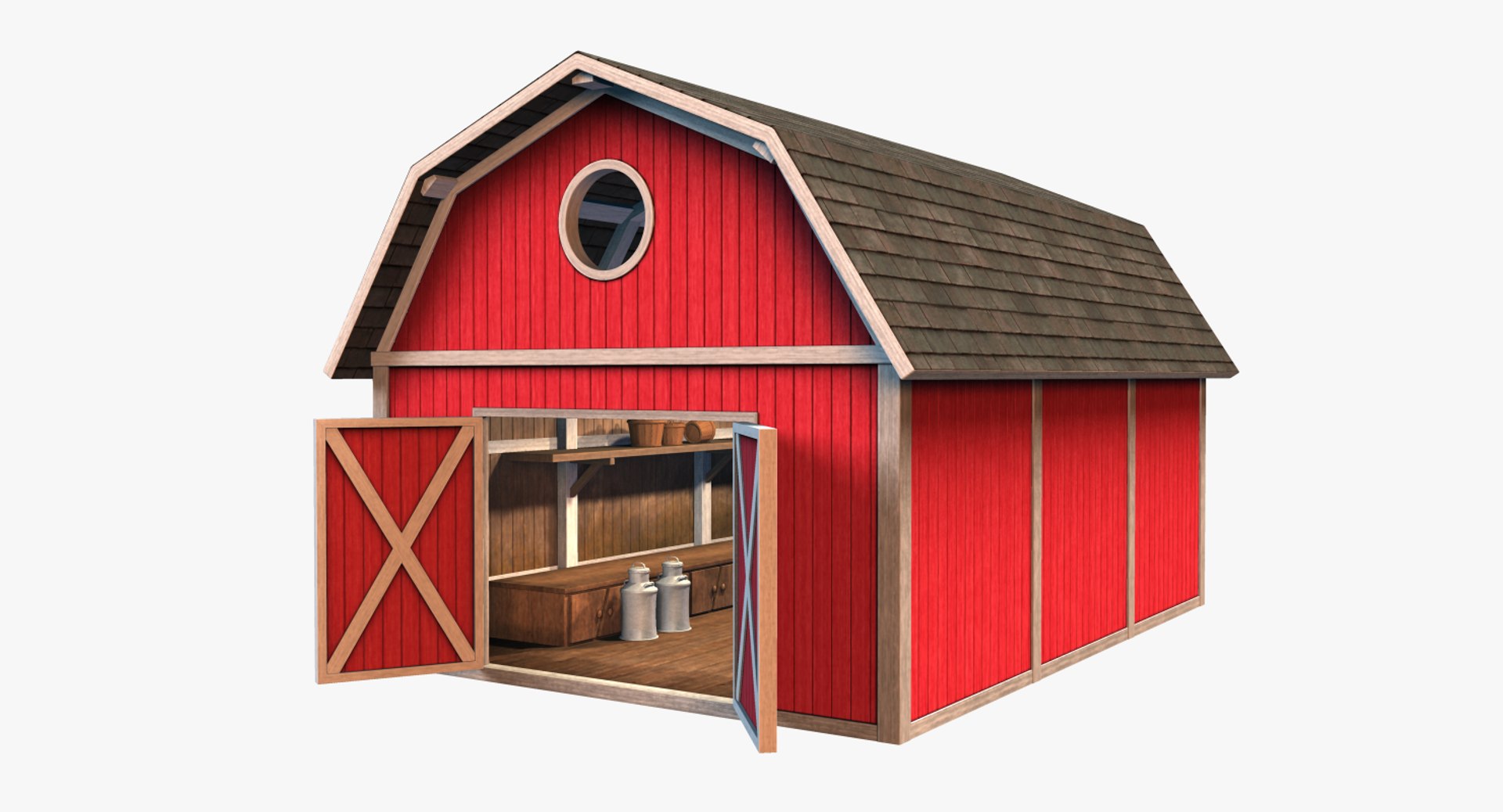 3D Barn Interior - TurboSquid 1353599
