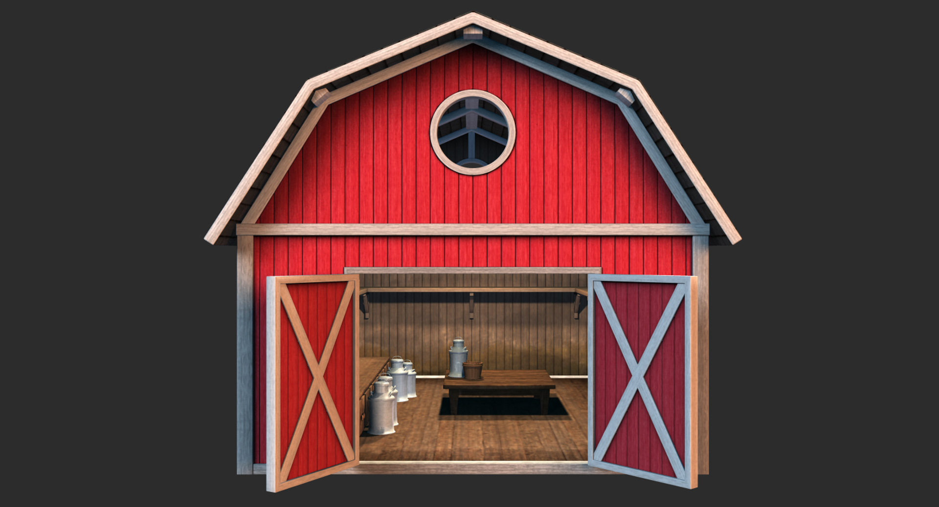 3D Barn Interior - TurboSquid 1353599