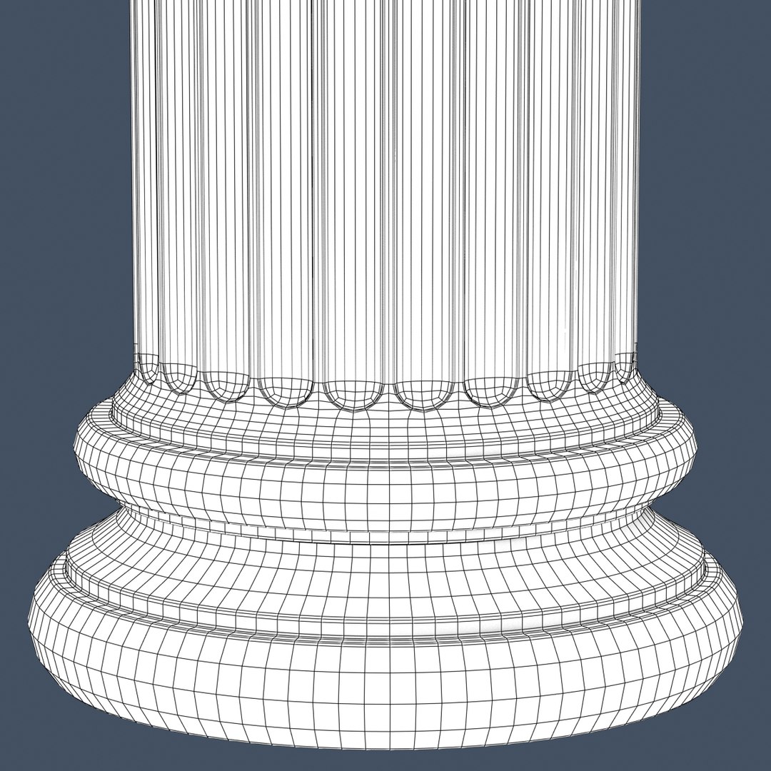3ds Max Capital Column