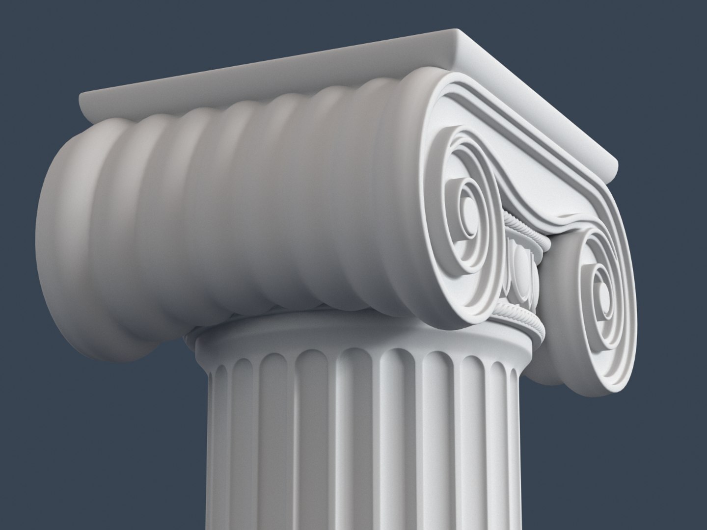 3ds Max Capital Column