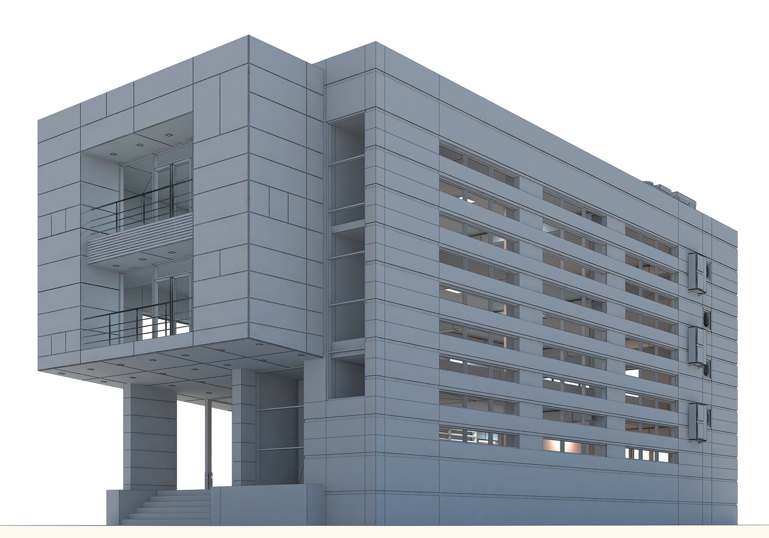 Office Building 3d Model