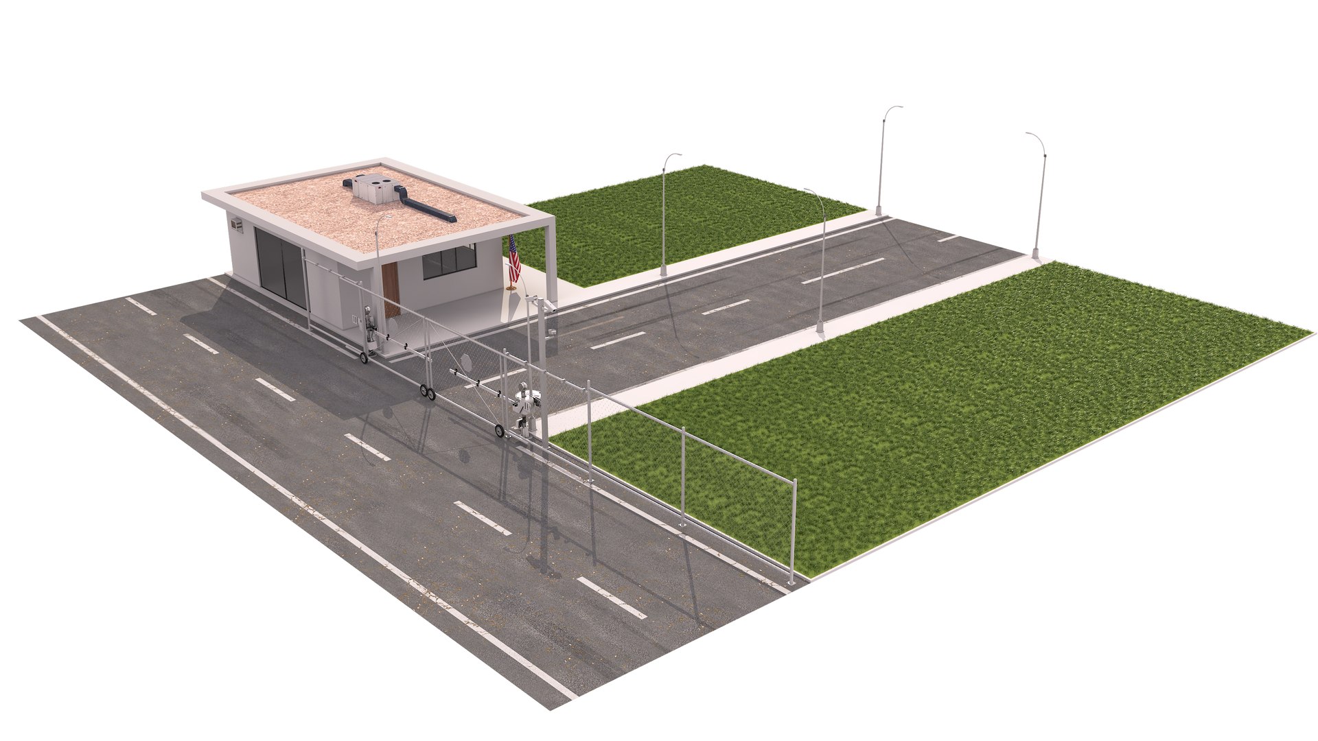 3D Checkpoint Model - TurboSquid 2124346