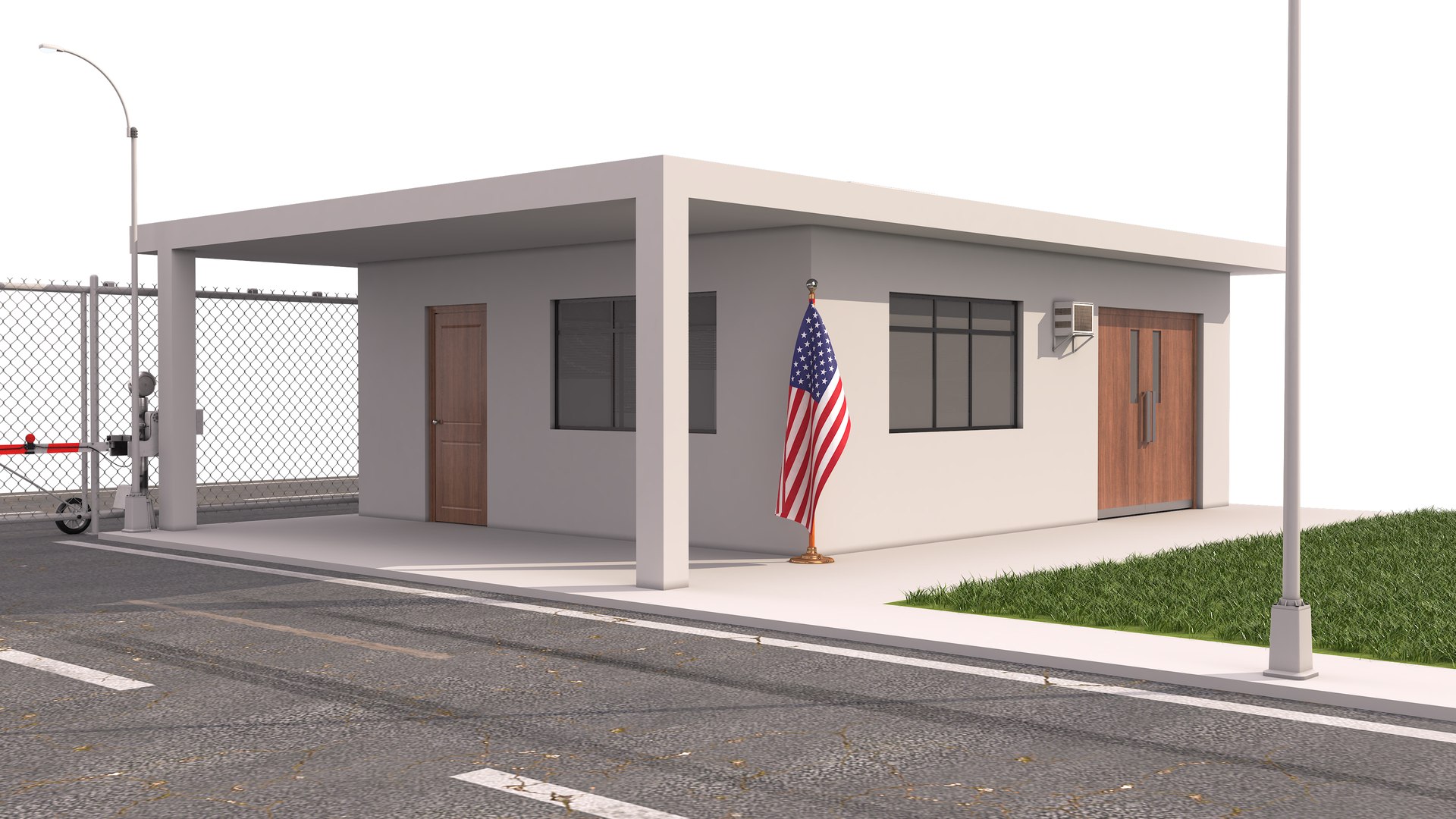 3D Checkpoint Model - TurboSquid 2124346