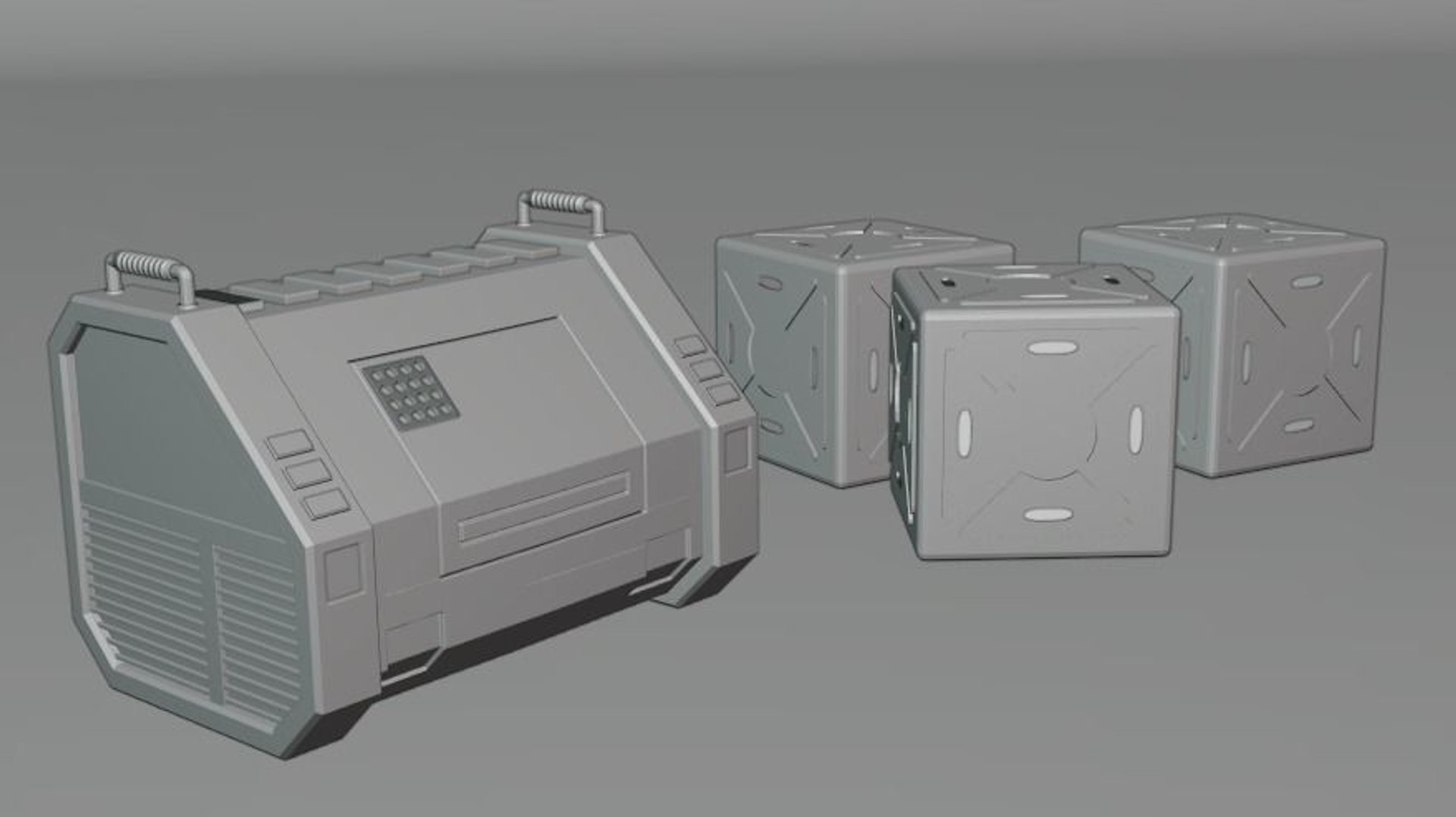 Scifi container model - TurboSquid 2133852