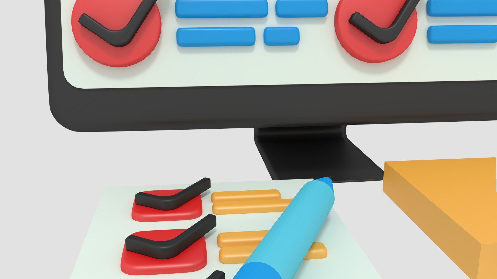 3D Checklist Survey App - TurboSquid 1997448