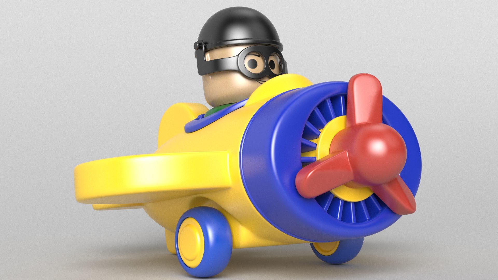 Airplane toy 3D model - TurboSquid 1644645