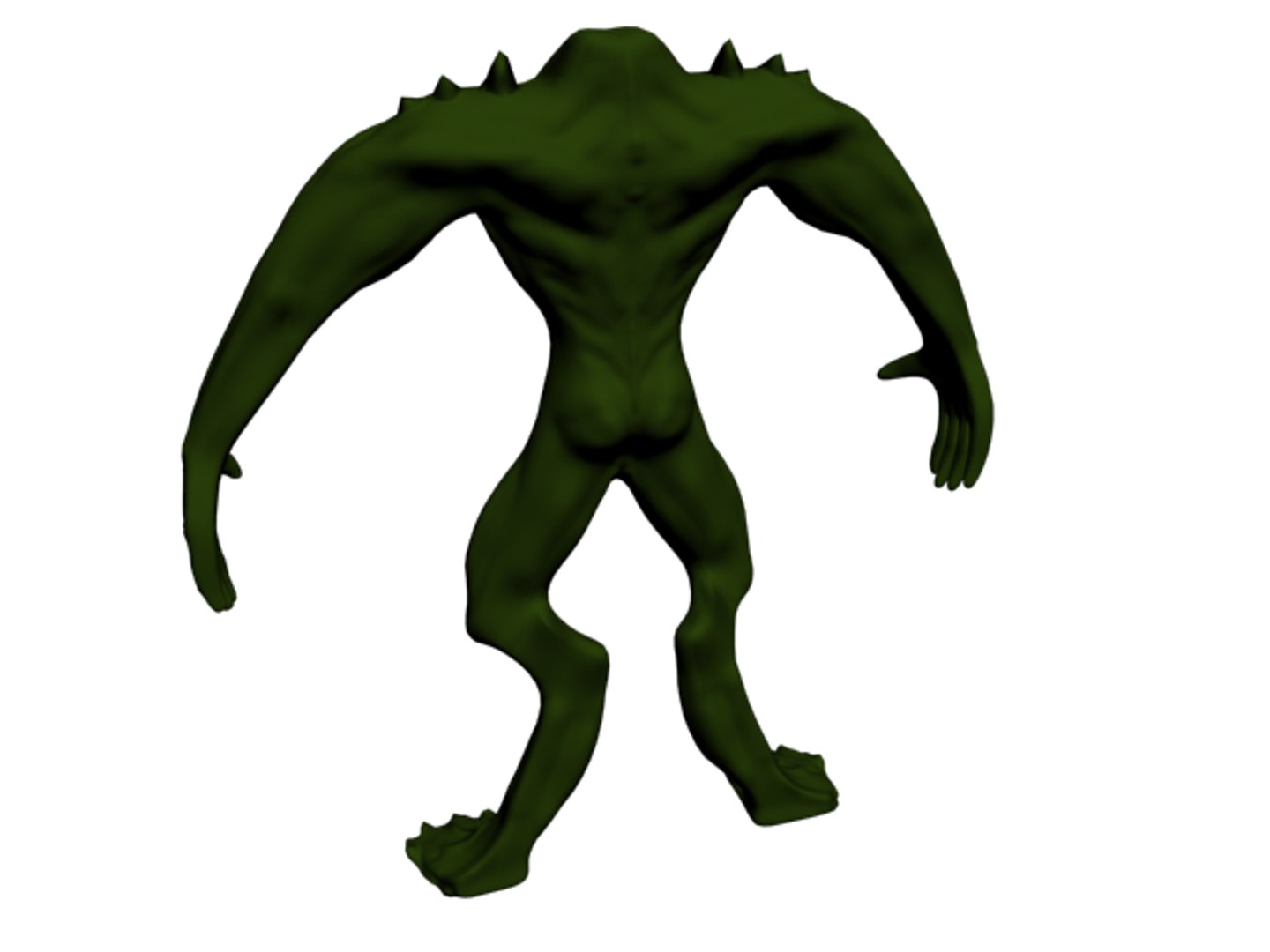 free monster 3d model