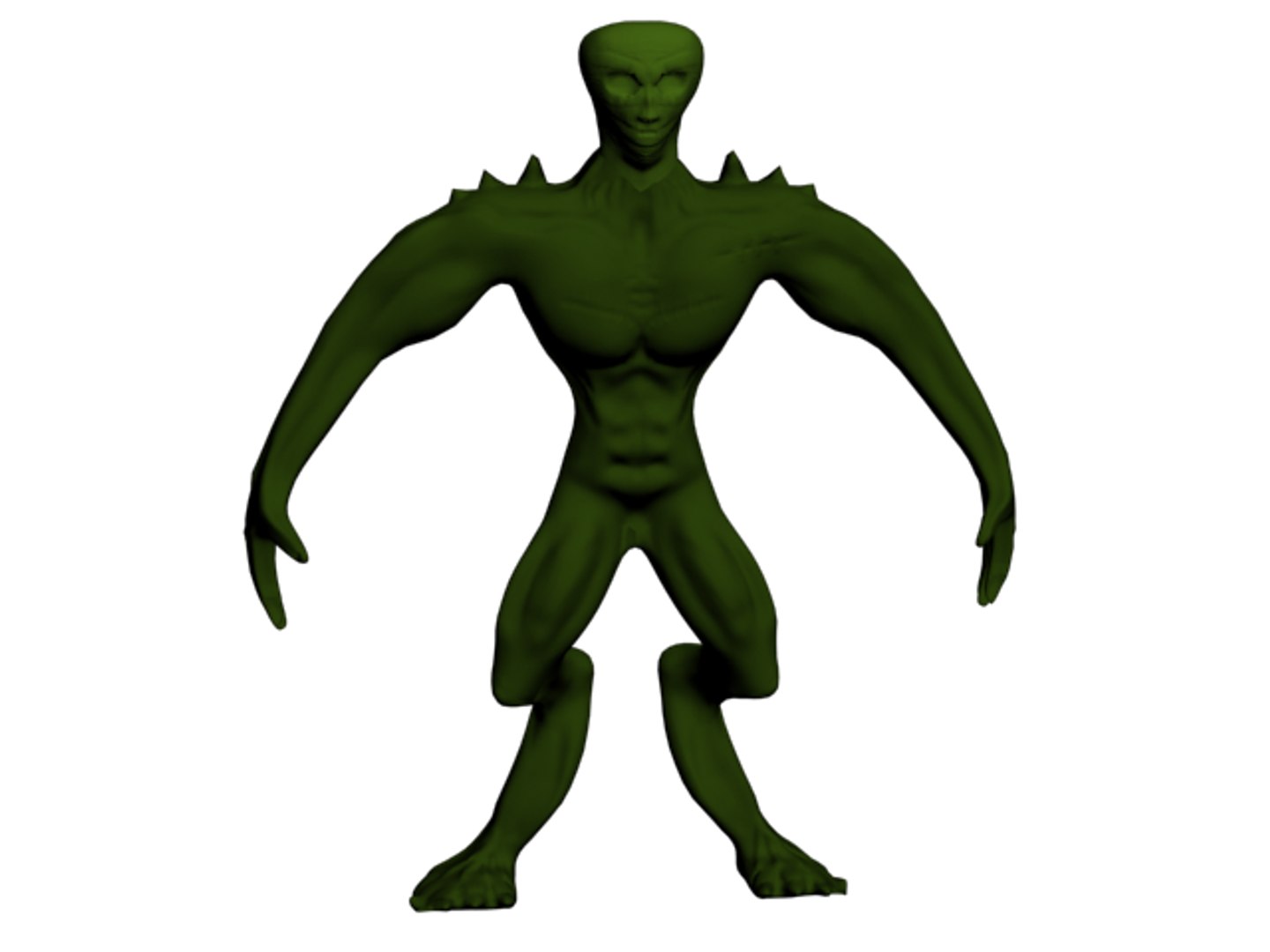 free monster 3d model