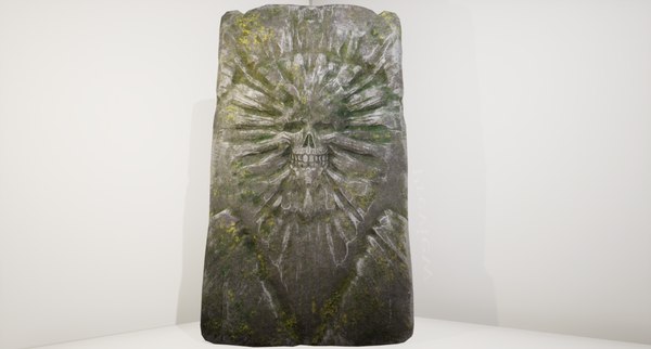 modelo 3d Lápida del cráneo gratis - TurboSquid 1710168