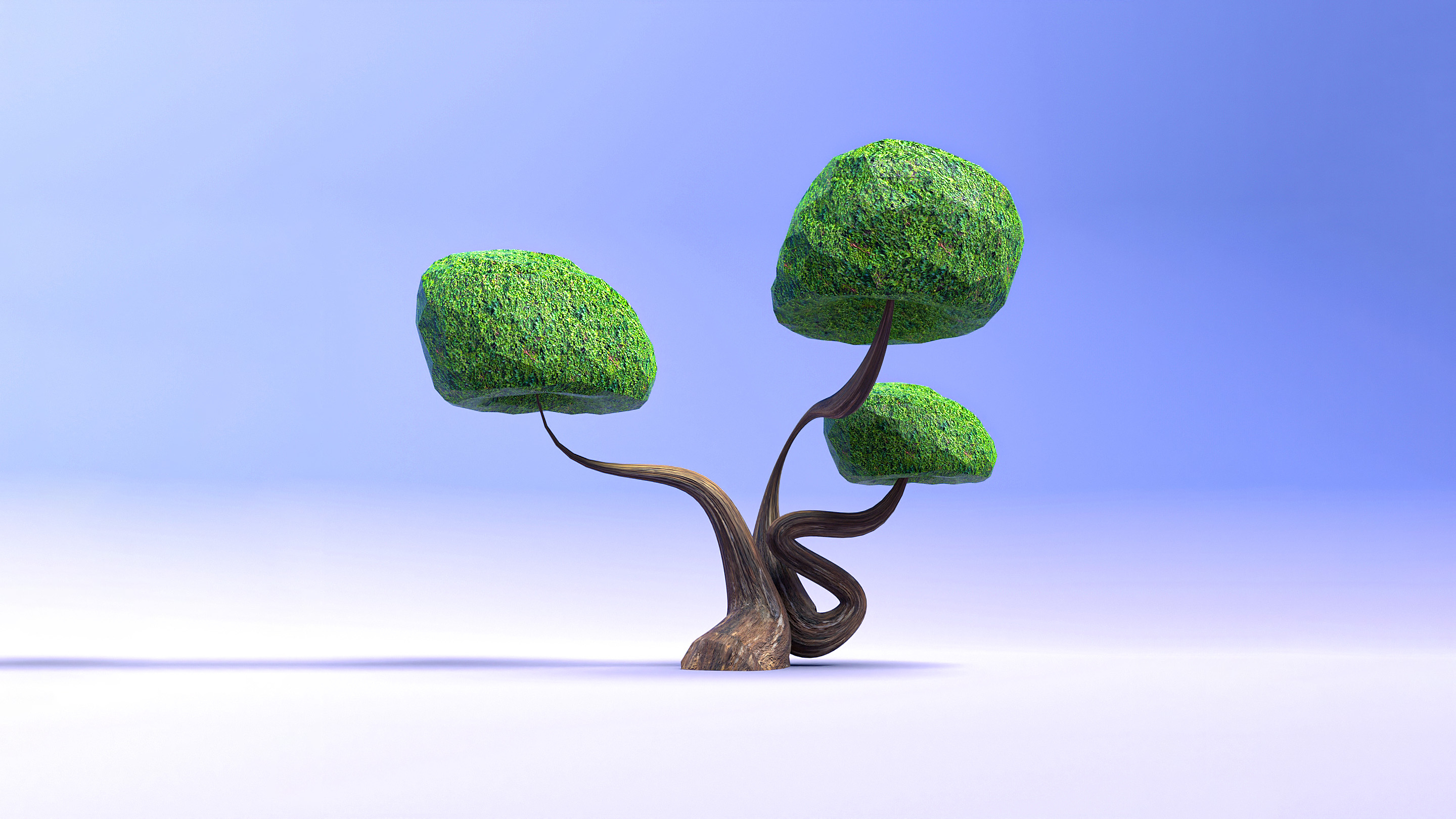 modèle 3D de Pack de 25 arbres Modèle 3D Low-poly et High-poly ...