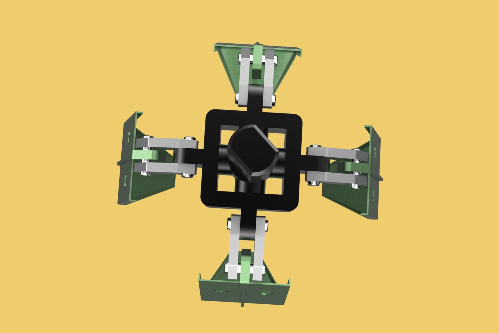 WOOD LOG TREE CRANE ATTACHMENT ARM LOADER LIFTING GRABBER JAWS 3D Model ...