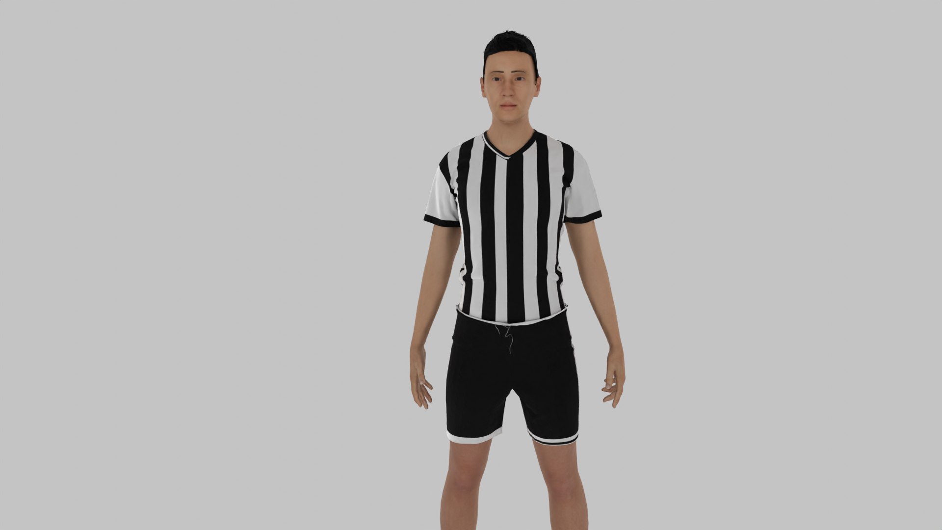3D Footballer Model - TurboSquid 1971040