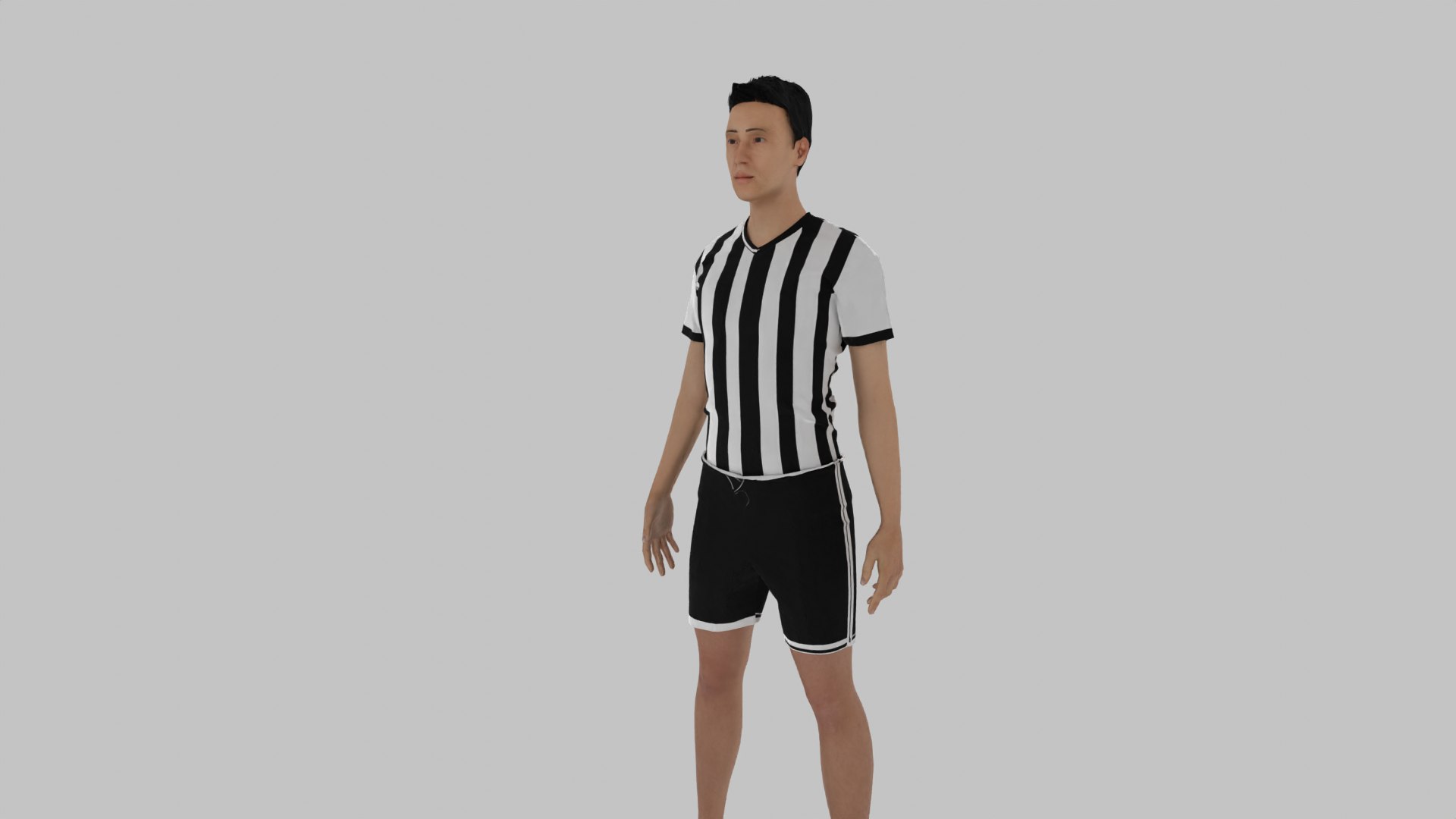 3D Footballer Model - TurboSquid 1971040