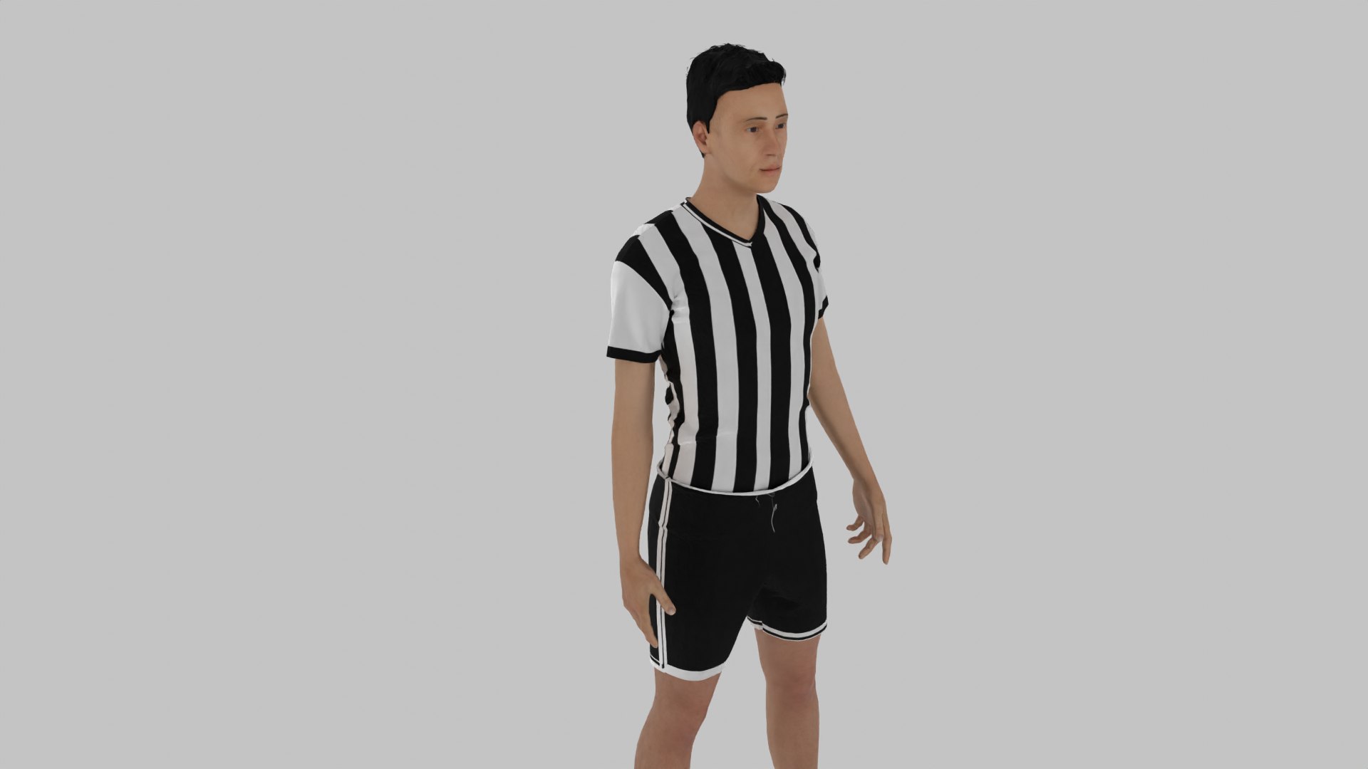3D Footballer Model - TurboSquid 1971040