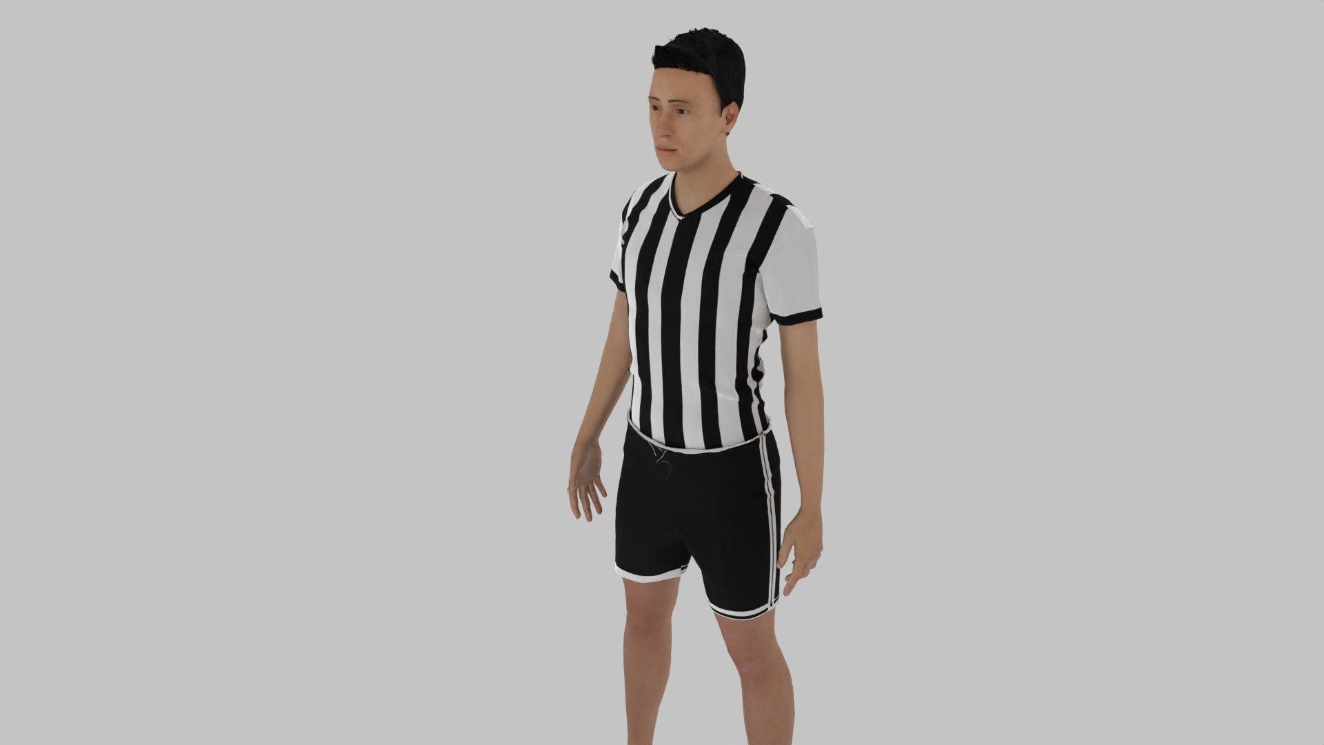 3D Footballer Model - TurboSquid 1971040